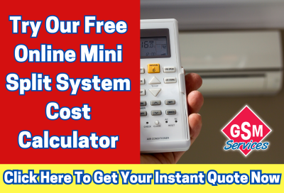 Ductless Mini Split Installation Cost Calculator | Charlotte, Gastonia ...
